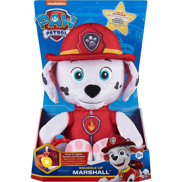 Spin Master Toys Marshall Paw Patrol Snuggle Up Pup Plush With